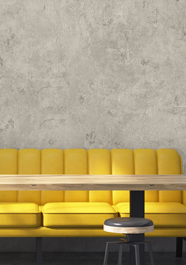 Set In Stone Wallcovering with Swatch Examples | Endure Materials