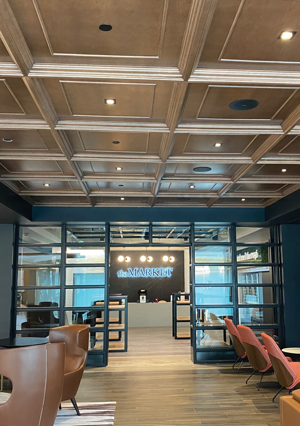 Coffer Acoustic Ceiling Panels | Endure Materials